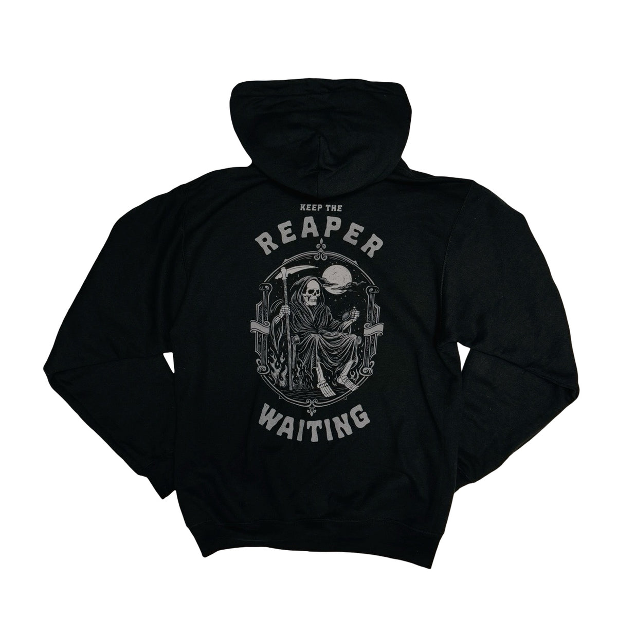 GRY/BLK LIMITED EDITION "KEEP THE REAPER" WAITING HOODIE – DARKHORSE ...